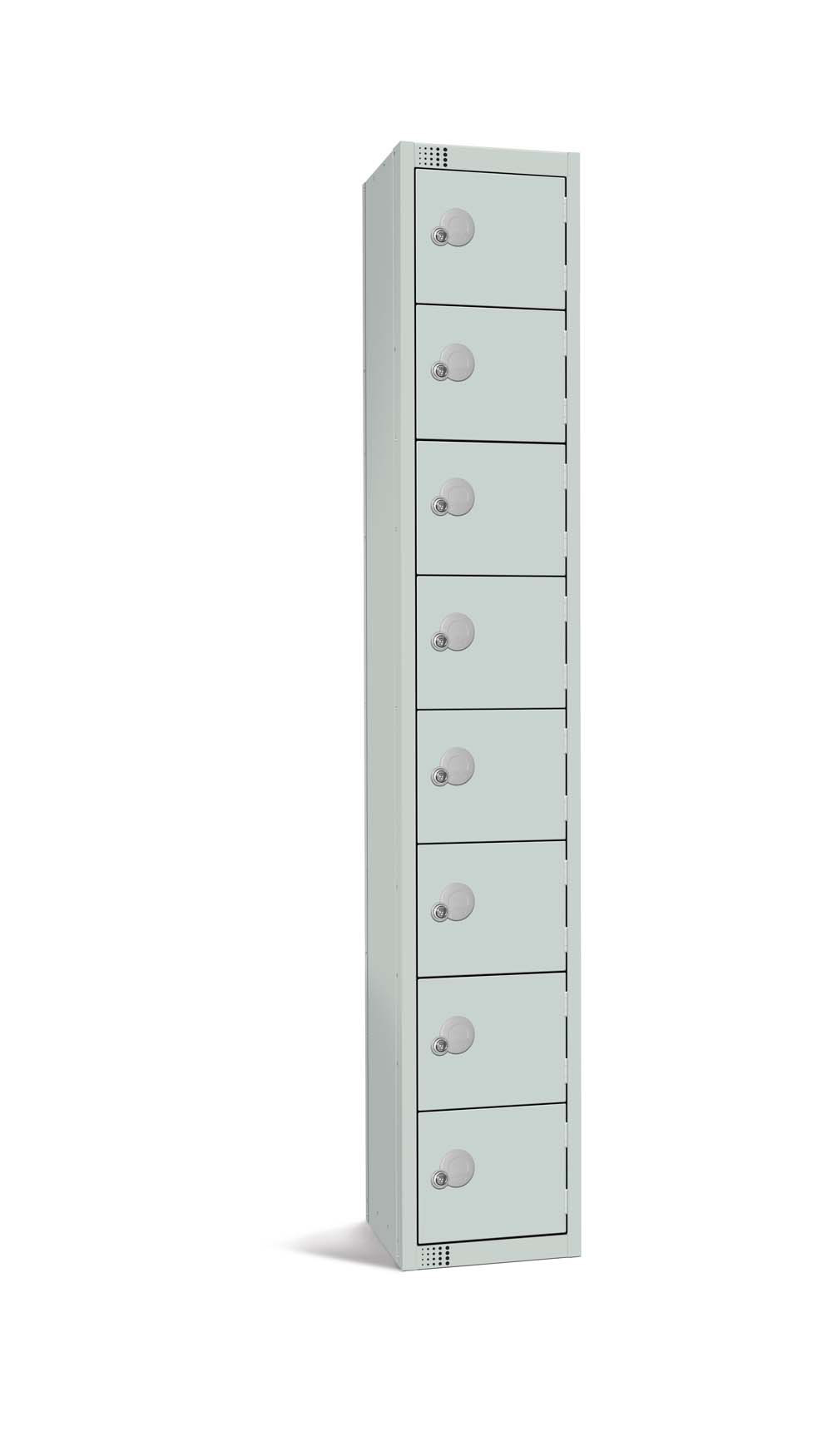 EIGHT DOOR LOCKER-GREY (1800x300x300)