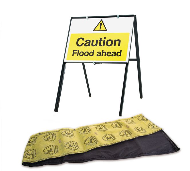 HYDROSNAKE AND CAUTION FLOOD AHEAD SIGN KIT