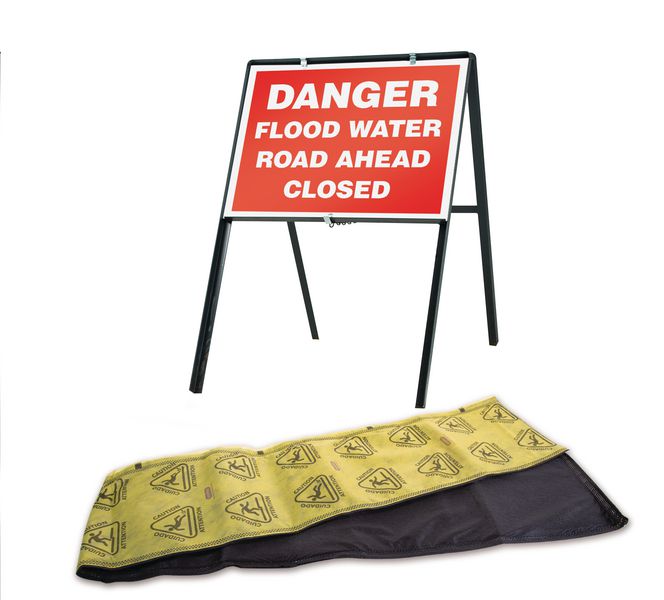 HYDROSNAKE AND DANGER FLOOD WATER SIGN KIT