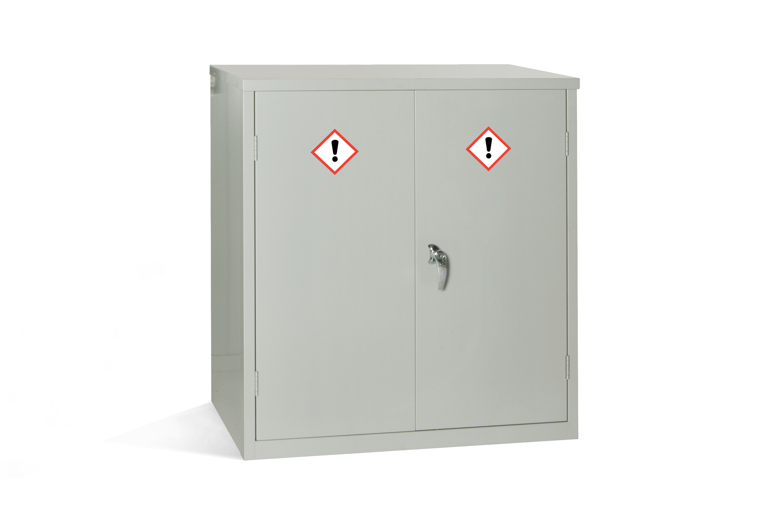 COSHH CABS 1 SHELF 30LTR 3 POINT LOCKING-GREY (1000x915x457)