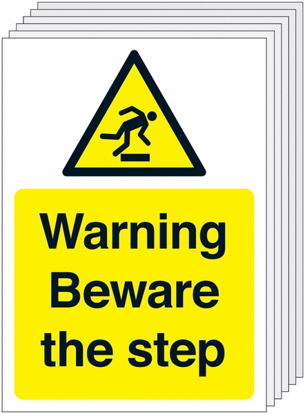 WARNING BEWARE OF STEP (PK/6)
