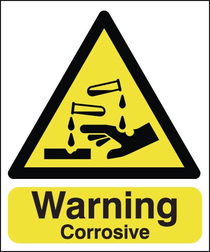 WARNING CORROSIVE