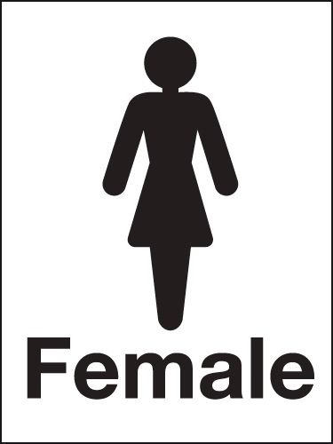FEMALE WASHROOM SIGN