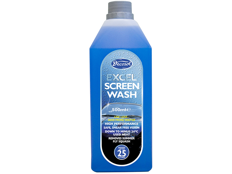 DECOSOL AD25 EXCEL SCREENWASH 500ML