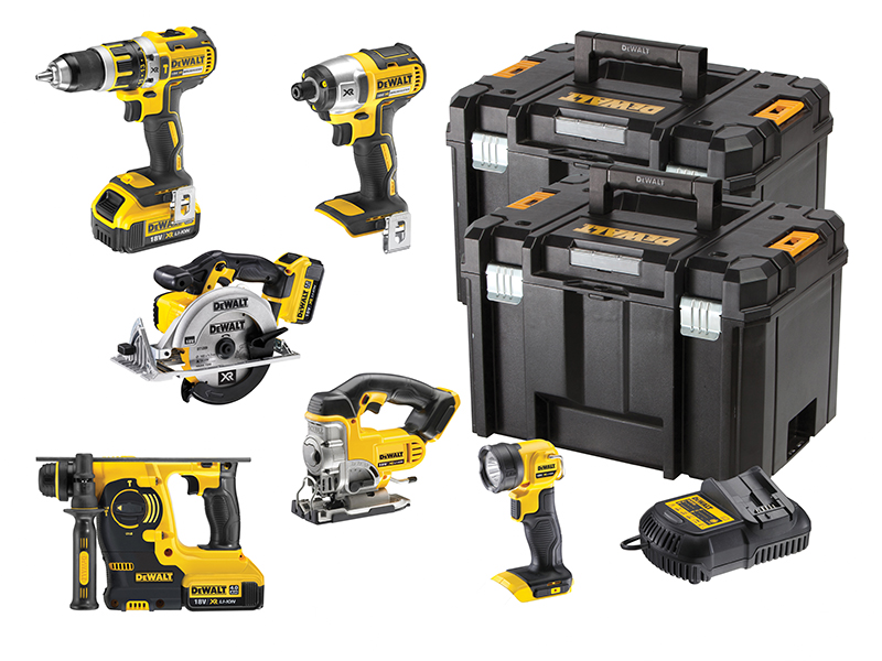 DEWALT 18V XR 6 KIT TSTACK