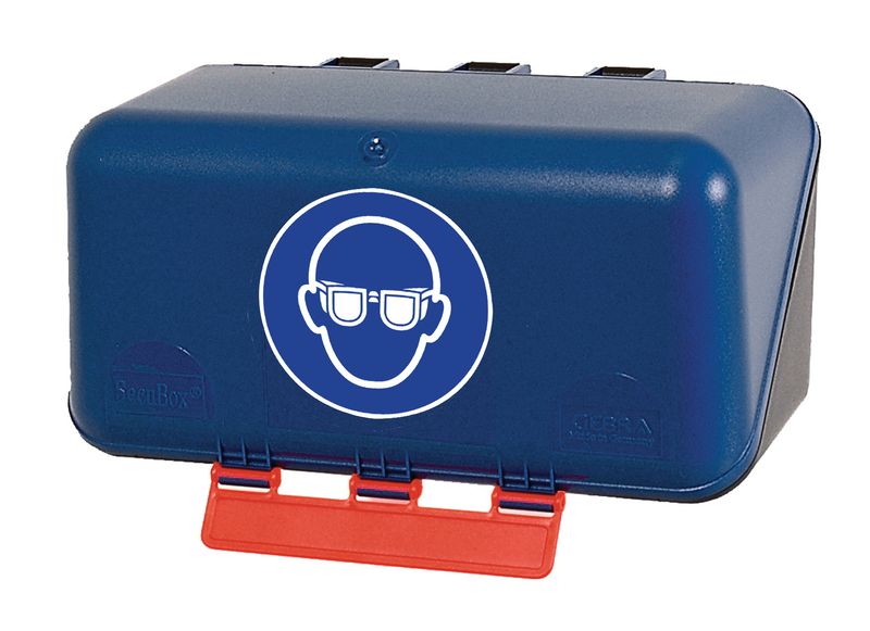 GEBRA BLUE PPE SINGLE STORAGE BOXES - EYE PROTECTION