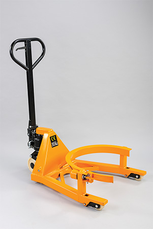 PALLET TRUCK TYPE HYDRAULIC LIFT DRUM TROLLEY