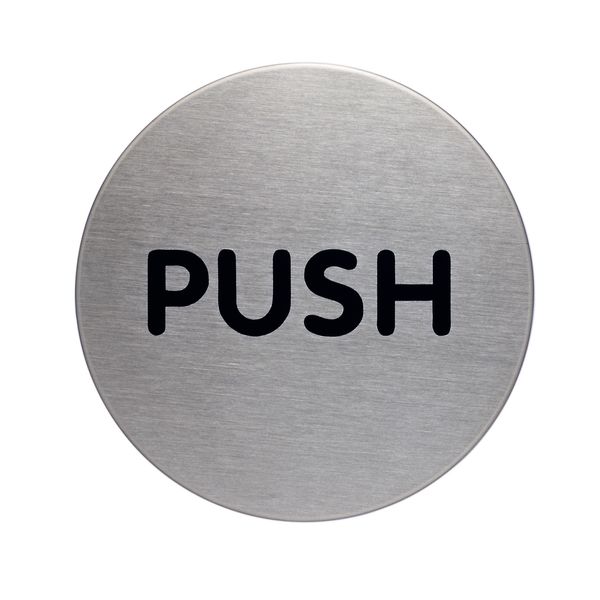 PUSH PICTO DOOR SIGN