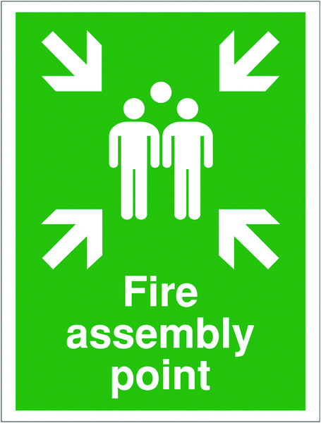 EVACUATION MAP INSERT SIGN
