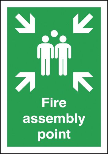 FIRE ASSEMBLY POINT - POLYCARBONATE