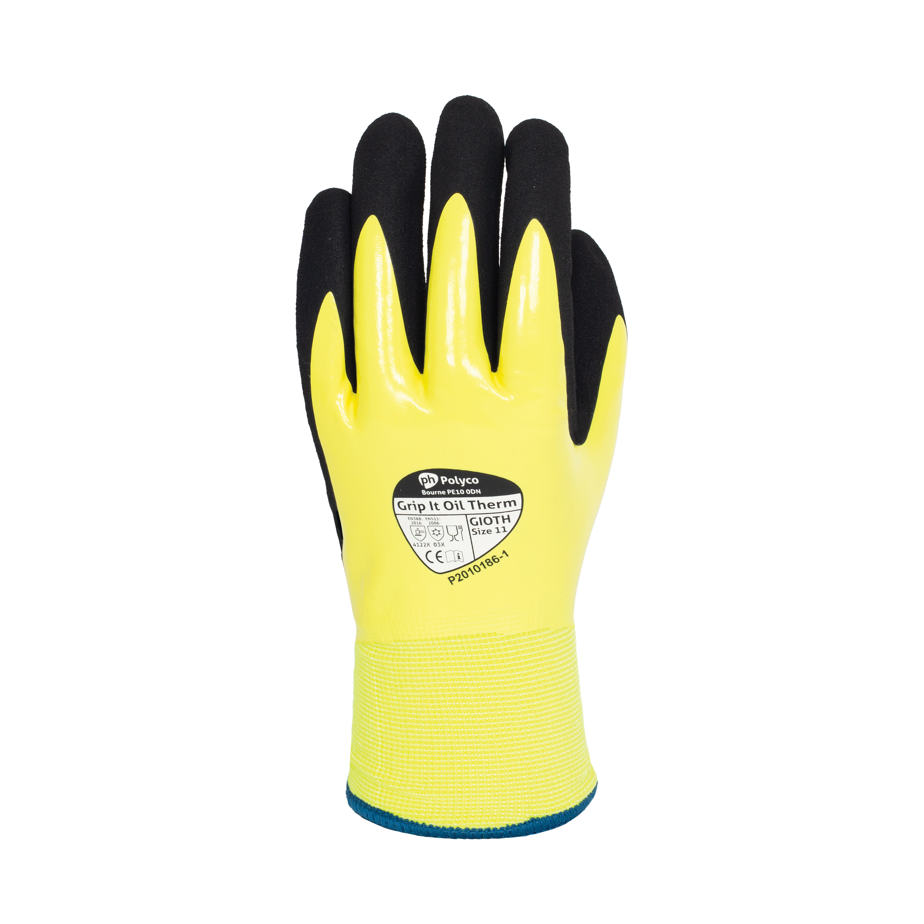 POLYCO GRIP IT® OIL THERM CUT LEVEL 2 GLOVE-YELLOW