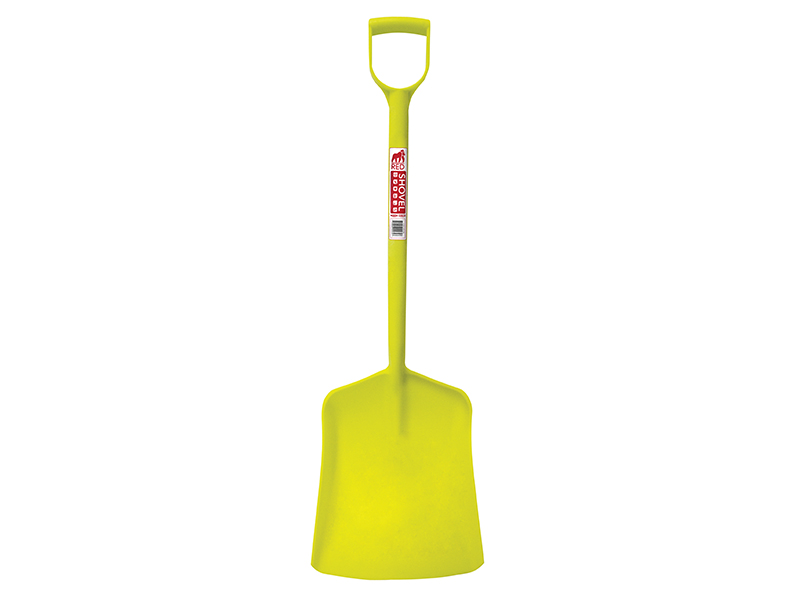 GORILLA ONE PIECE PLASTIC SHOVEL - YELLOW
