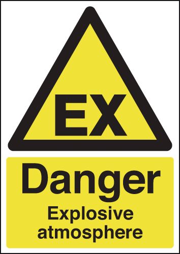 DANGER EXPLOSIVE ATMOSPHERE