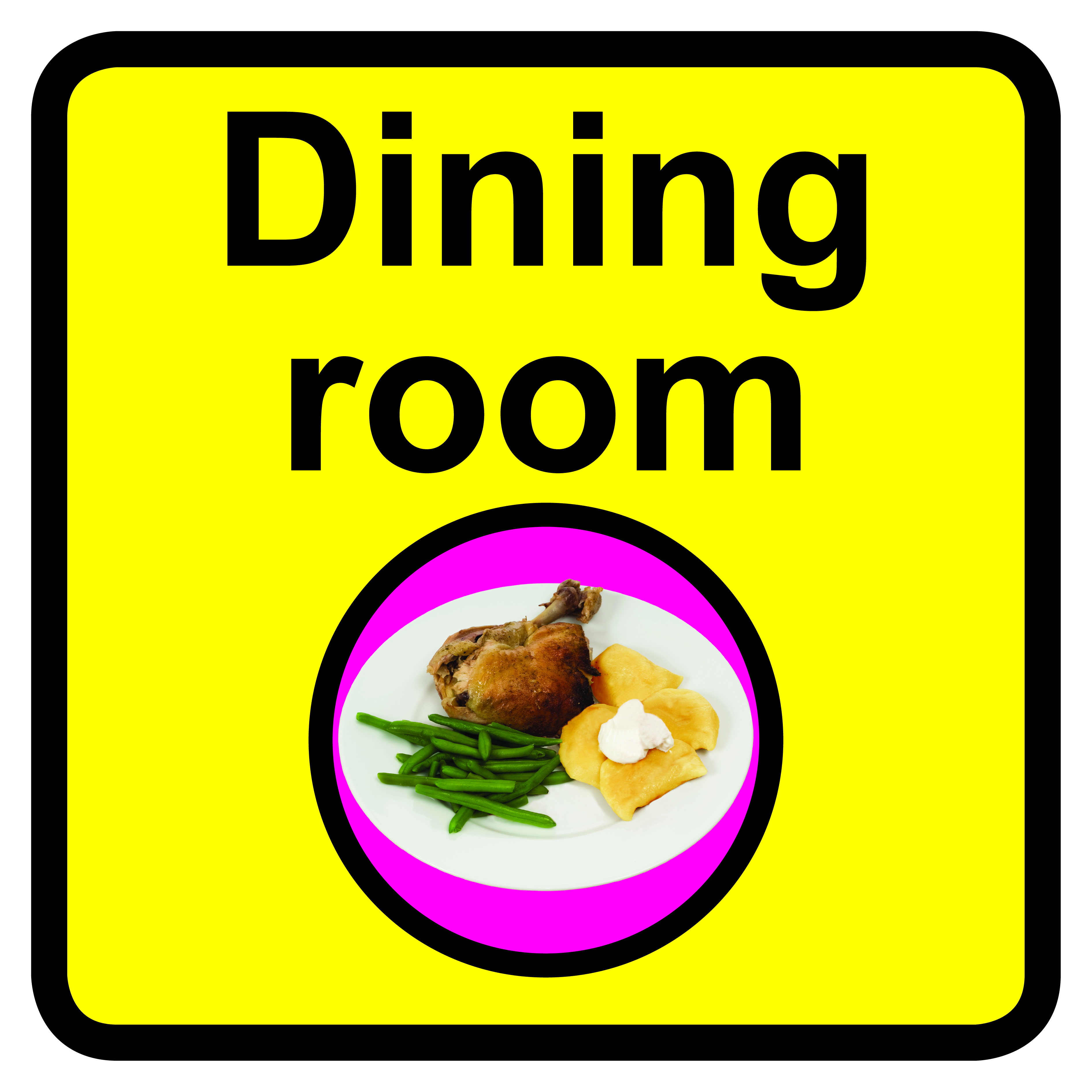 DINING ROOM DEMENTIA SIGN