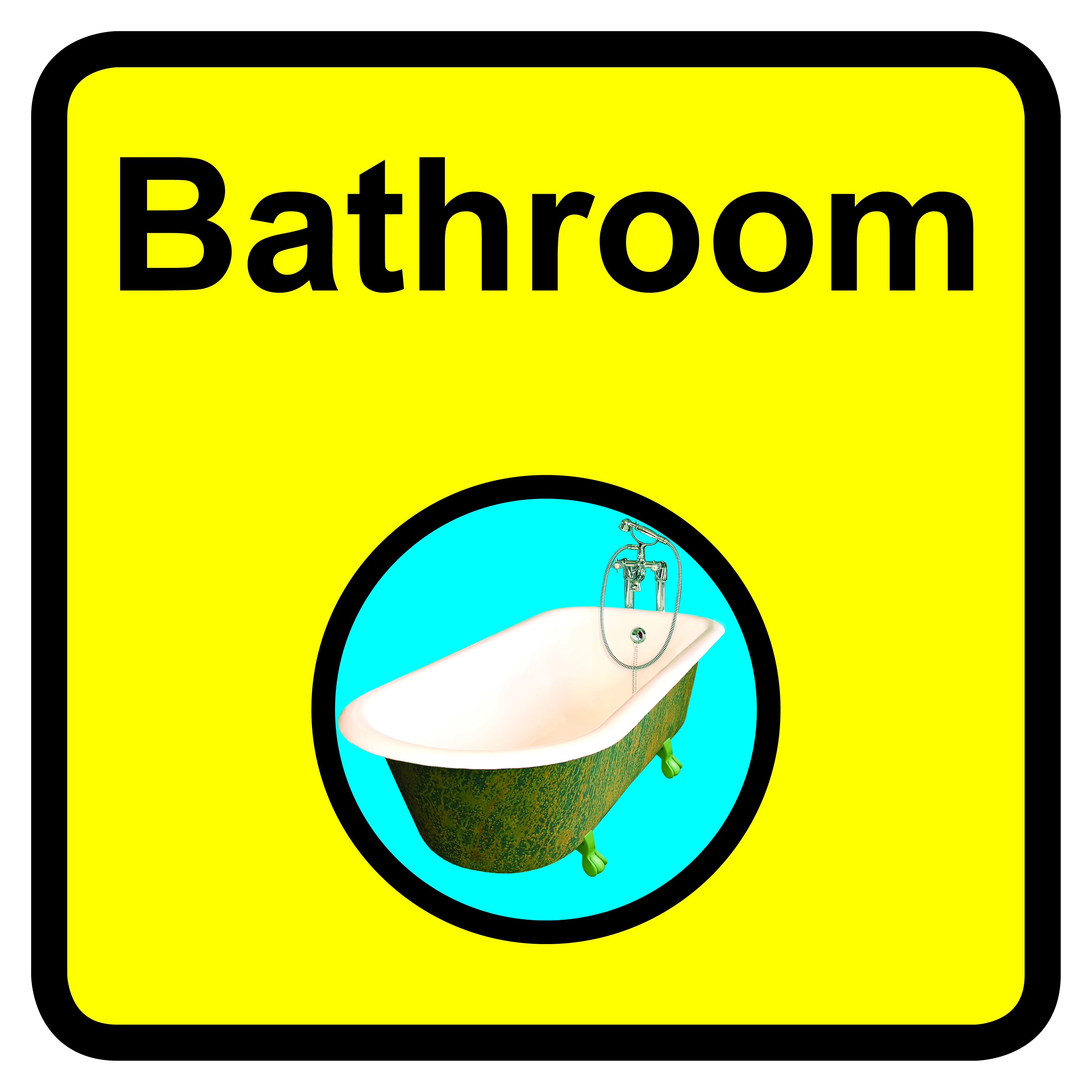 BATHROOM DEMENTIA SIGN