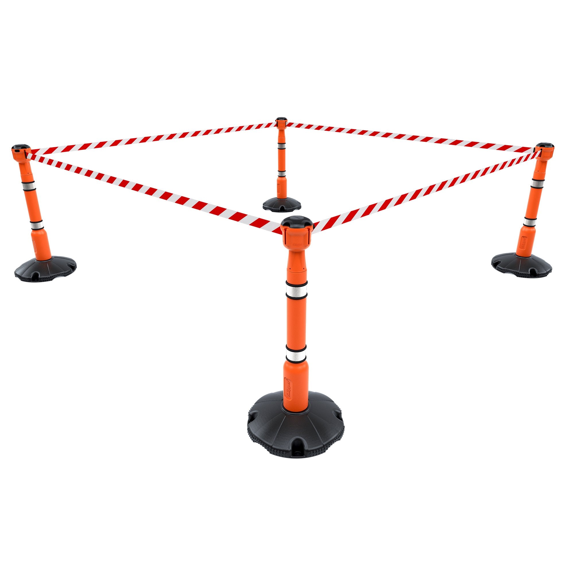 SKIPPER FREE STANDING RETRACTABLE LONG BARRIER KIT (9M)