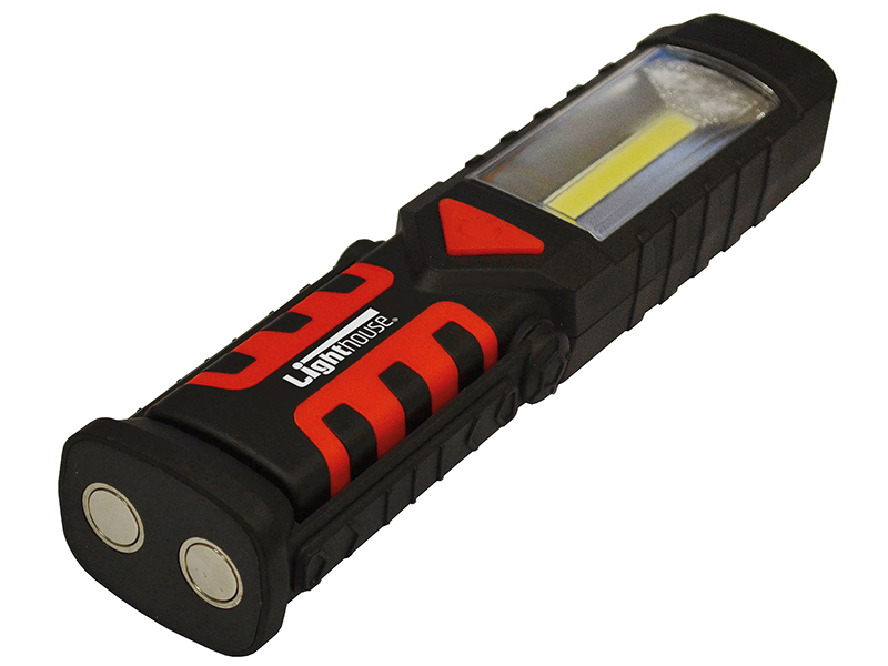 L/HOUSE COB LED SWIVEL LIGHT & TORCH, MAG BASE