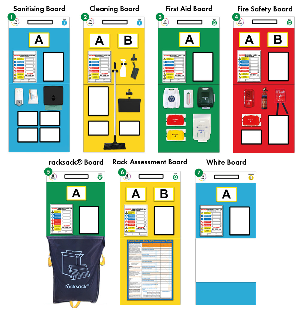 DOUBLE MARKER RACK END BOARD 3, FIRST AID