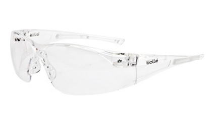 BOLLE RUSH SAFETY SPECTACLE CLEAR LENS