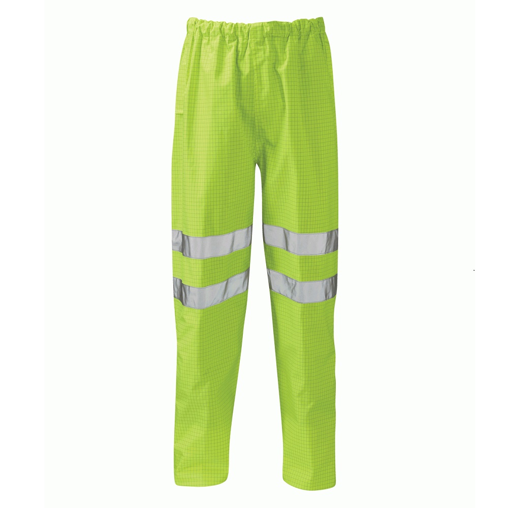 HI-VIS FLAME RESISTANT WATERPROOF ANTI-STATIC TROUSERS