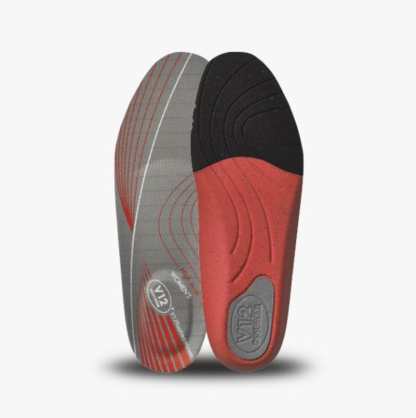 V12 VS260 DYNAMIC ARCH WOMEN'S (HIGH) INSOLE-RED