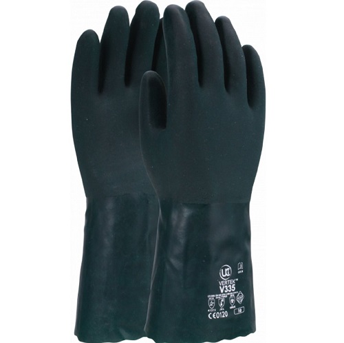 SHOWA 660 CUT LEVEL 1 PVC GLOVE-BLUE