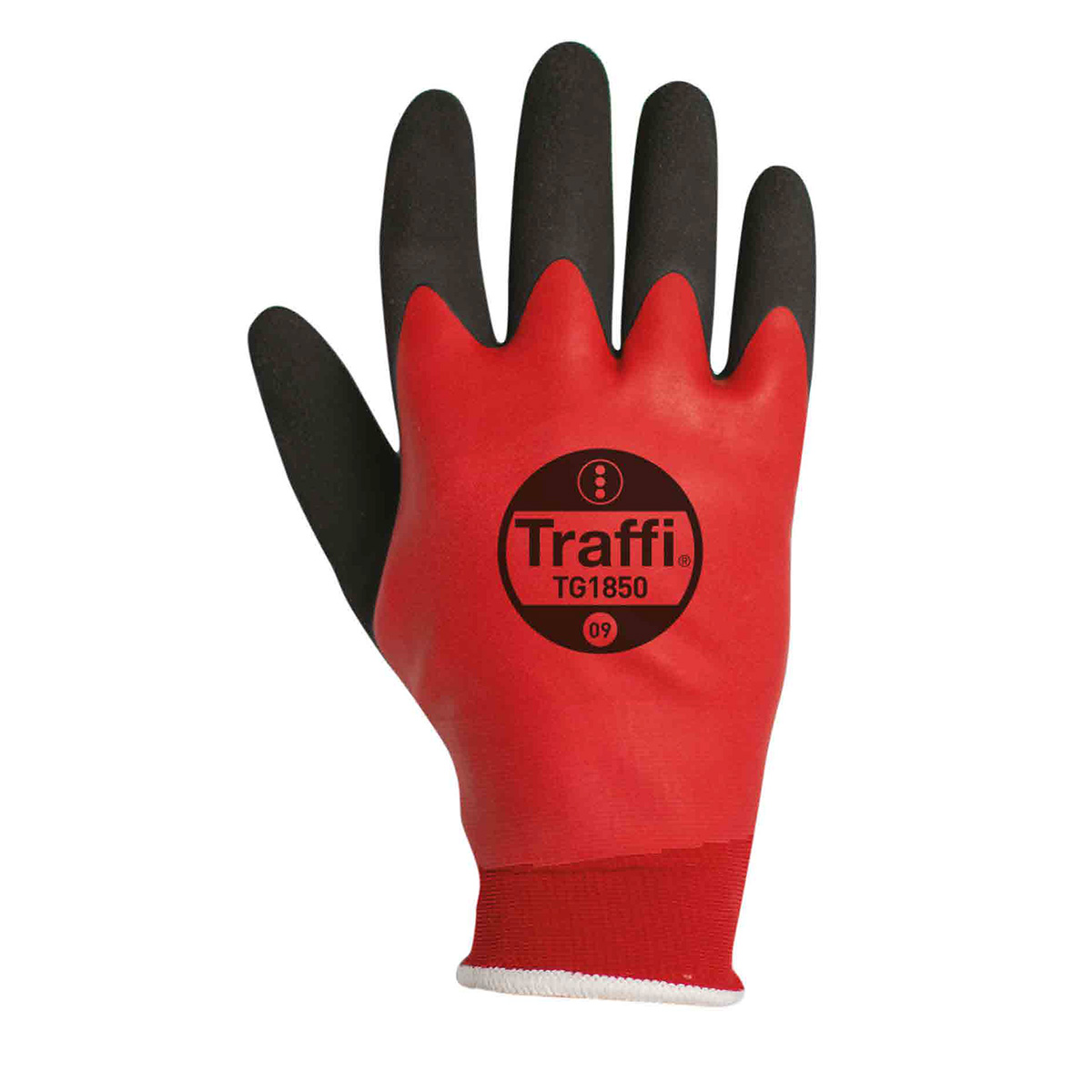 TRAFFI TG1210 X-DURA METRIC PU CUT LEVEL A SAFETY GLOVE-RED