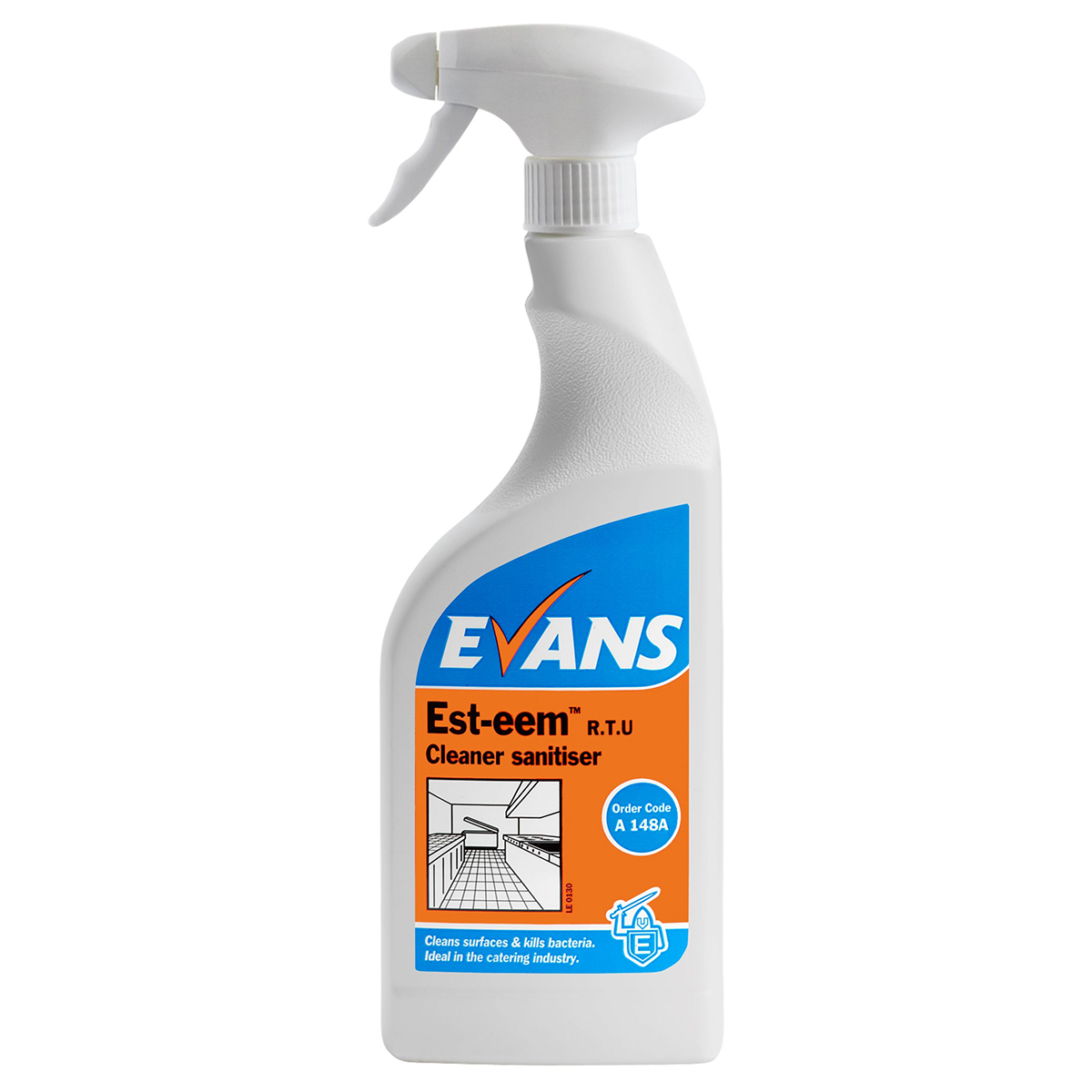 EVANS EST-EEM SURFACE SANITISER CLEANER (6X750ML)
