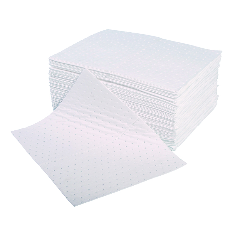 OIL & FUEL ABSORBANT PADS (X100)