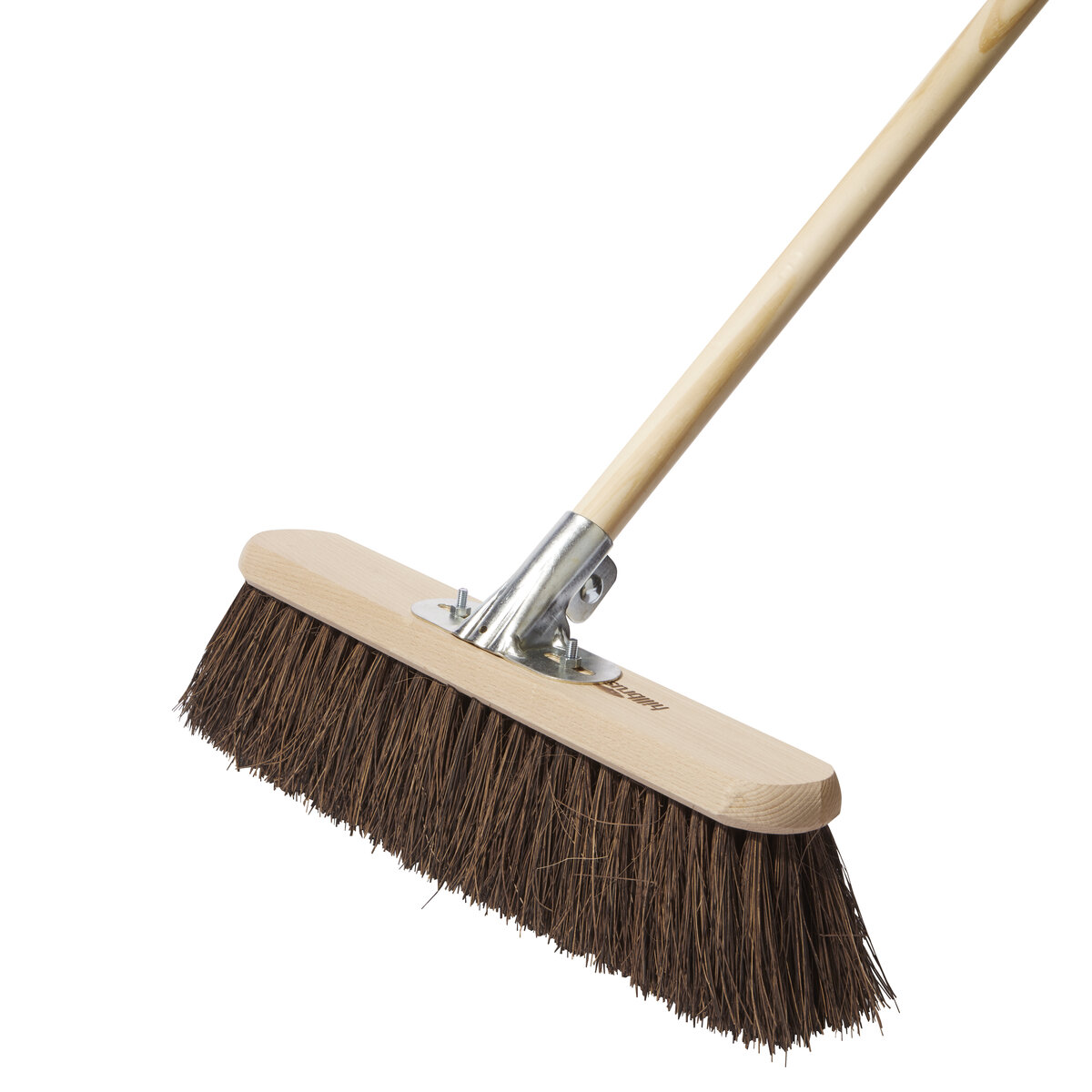 18" BASSINE PAVEMENT BROOM HEAD C/W SOCKET & HANDLE