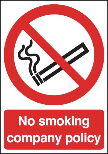 NO SMOKING COMPANY POLICY