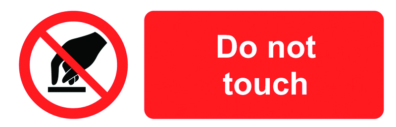 DO NOT TOUCH - LABELS (PK/6)