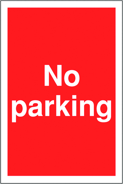 NO PARKING - TRAFFIC SIGN