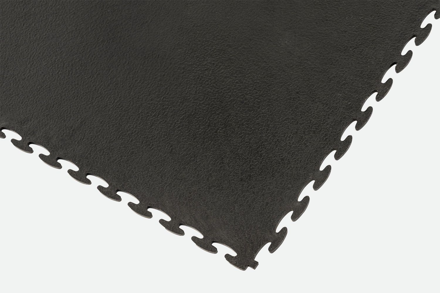 TUFF-TILE HD TEXTURED 7MM SOLID INTERLOCKING FLOOR TILE