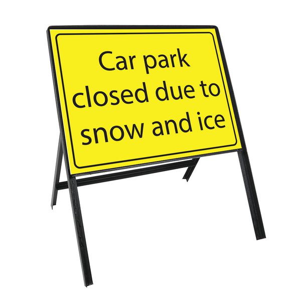 HEAVYDUTY TEMPORARY WINTER SIGN KIT - CARPARK